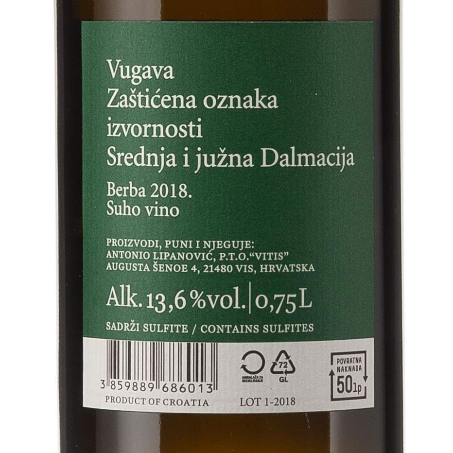 Vrutak | *VUGAVA VIŠKA LIPANOVIĆ 0.75 ZOI SUHO 2023 -6/1-