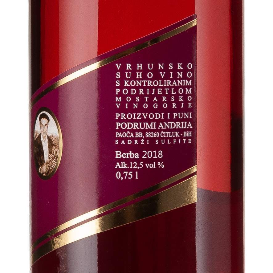 Vrutak | *ROSE ANDRIJA 0.75L BQ ZP SUHO 2023 -6/1-