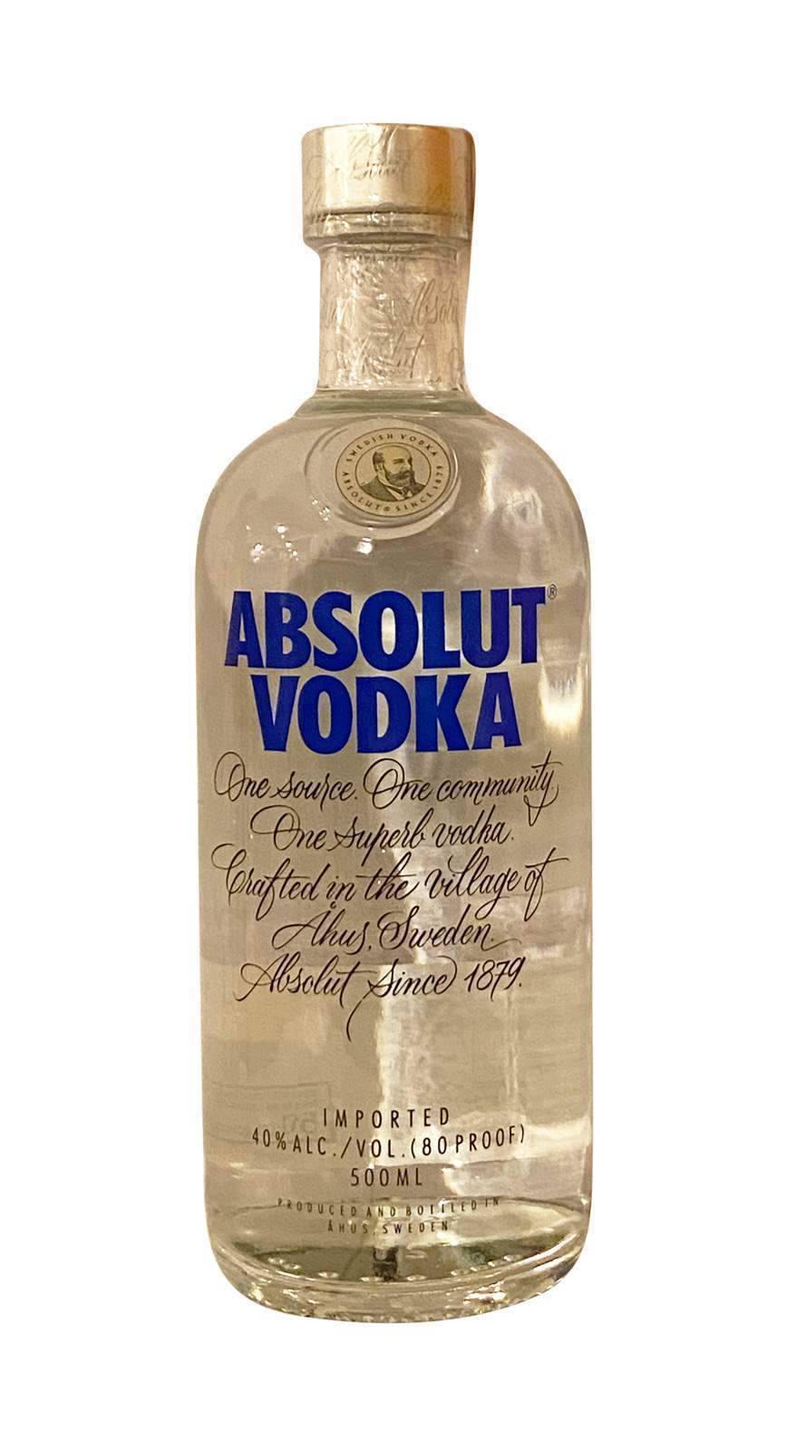 Vrutak | N-*VODKA ABSOLUT 0.5L -12/1-