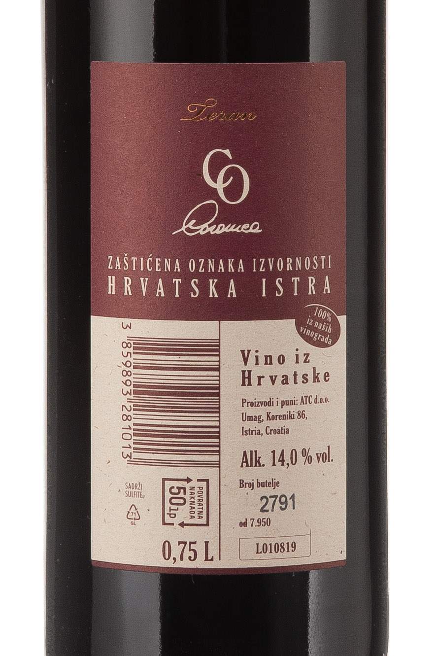 Vrutak | N-*GRAN TERAN CORONICA 0.75L ZOI SUHO 2021 -6/1-