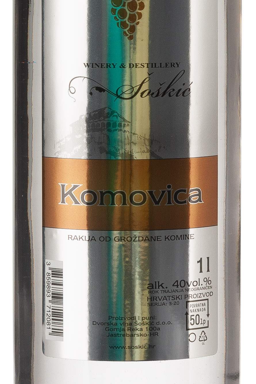 Vrutak | *RAKIJA KOMOVICA ŠOŠKIĆ 1L