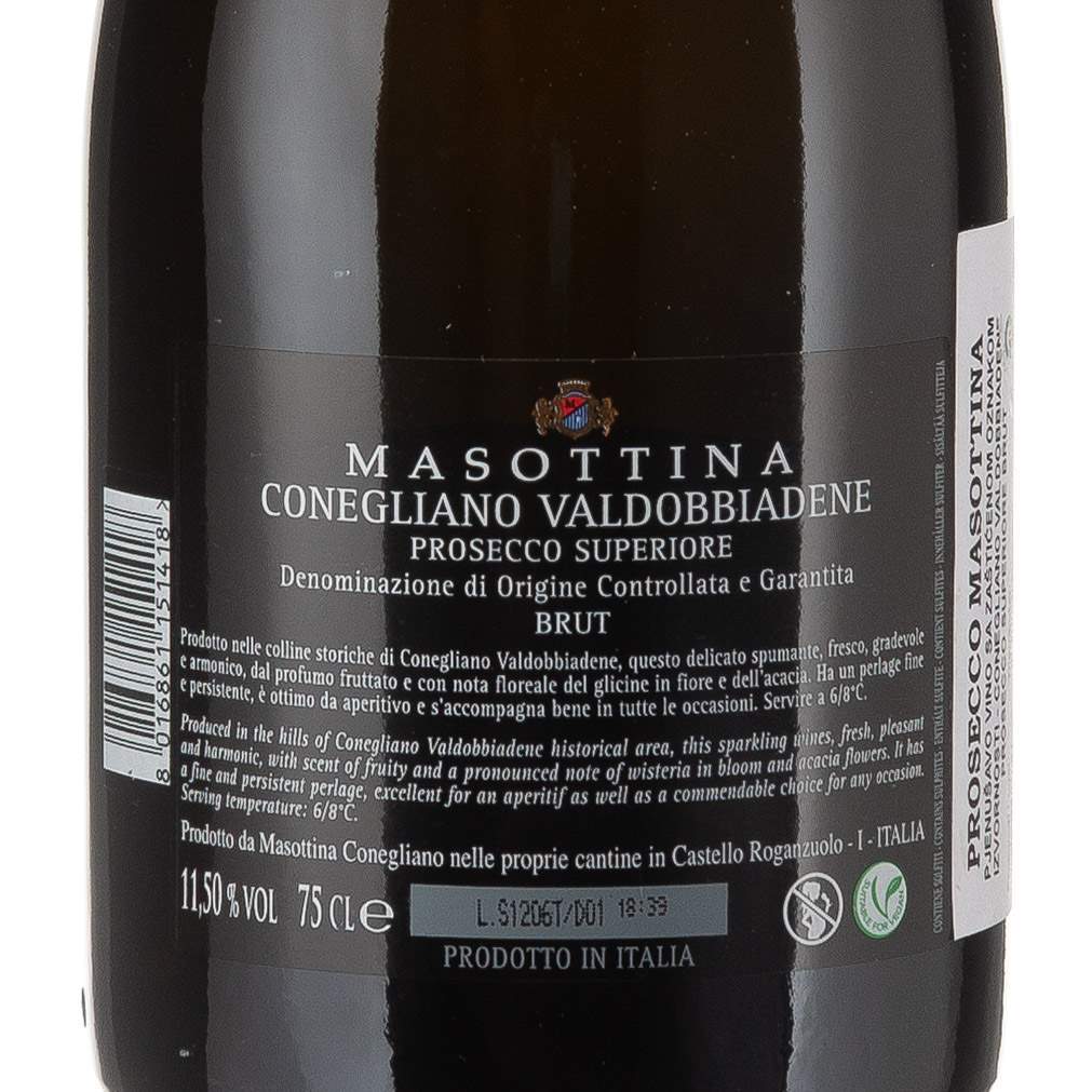 Vrutak | *PJENUŠAC PROSECCO CONTRADA GRANDA BRUT MASOTTINA 0.75L ZOI 6/1