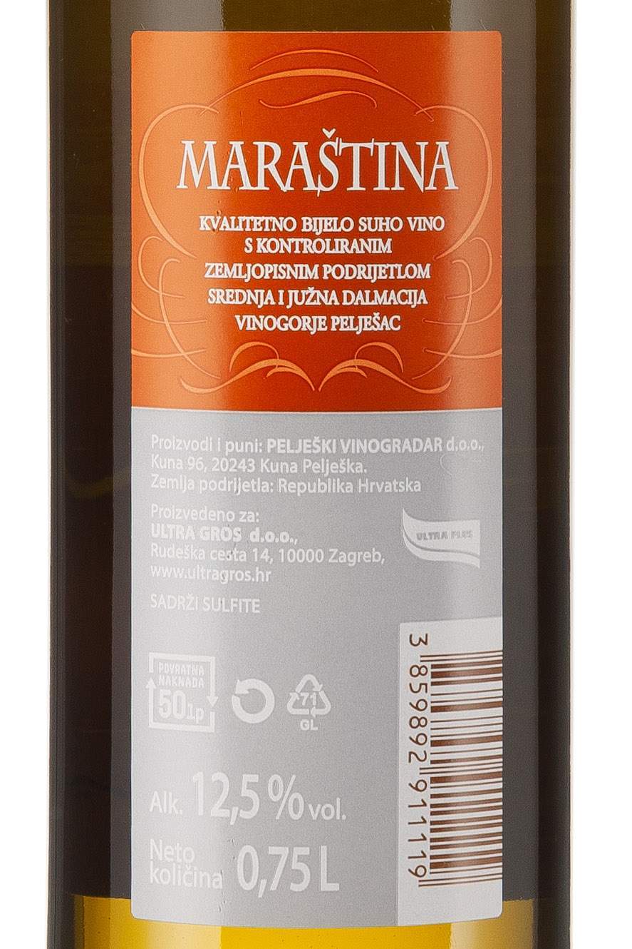 Vrutak | *MARAŠTINA ULTRA BIJELO 0.75L SUHO 2023