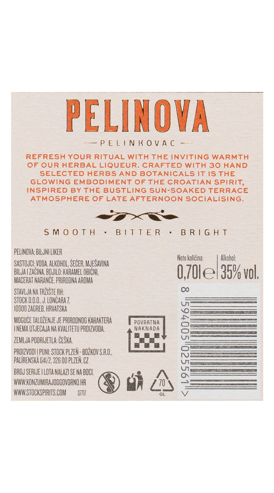 Vrutak | N-*PELINKOVAC PELINOVA 0,7L